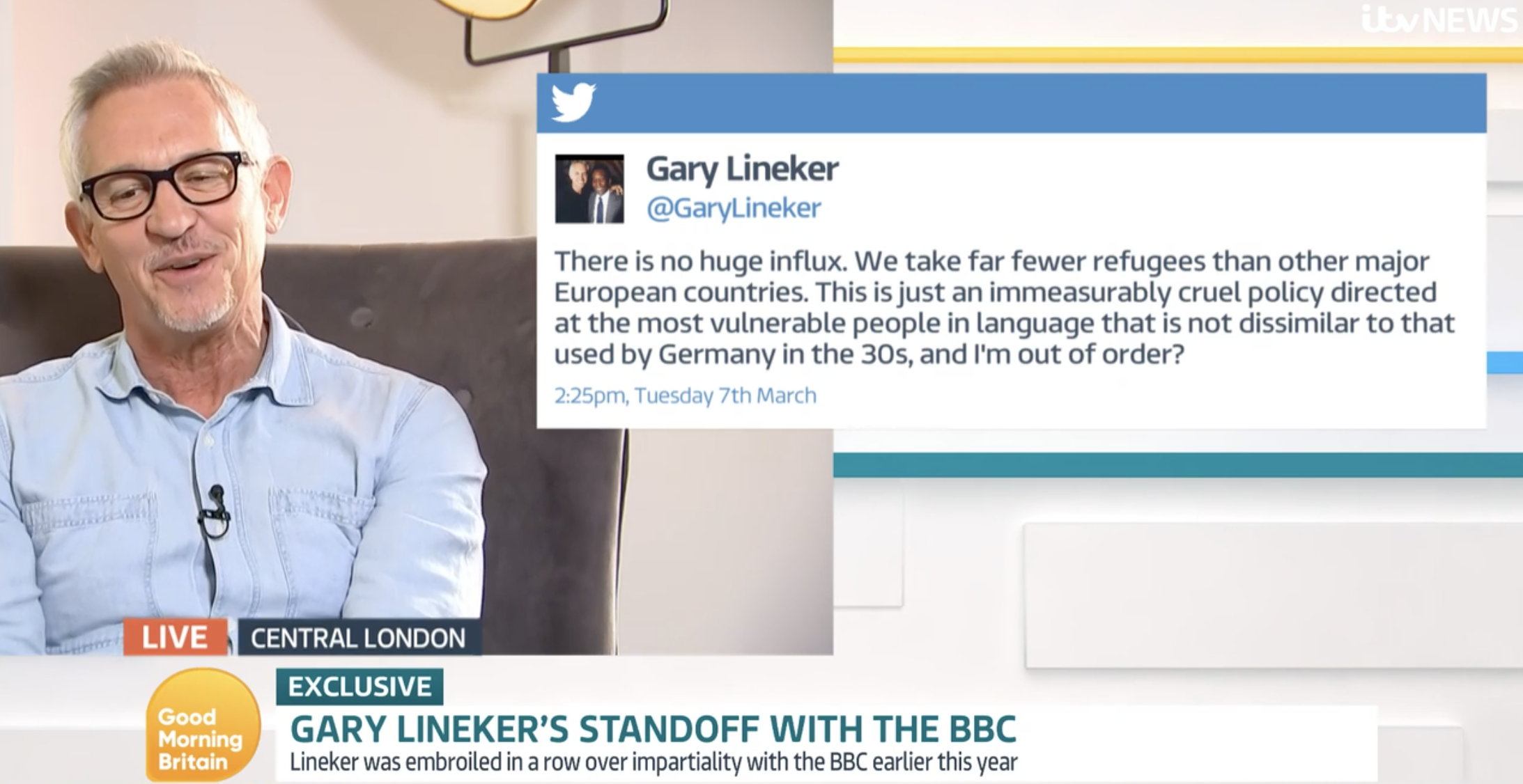 Gary Lineker row saw surge in people signing up to host refugees ...